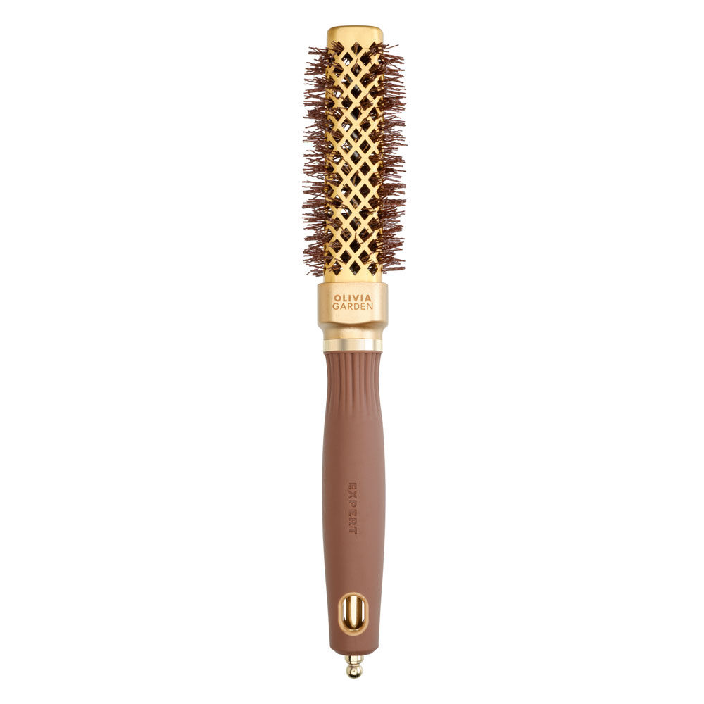 Olivia Garden Borstel Expert Blowout Straight & Wavy Goud & Bruin 30mm ...